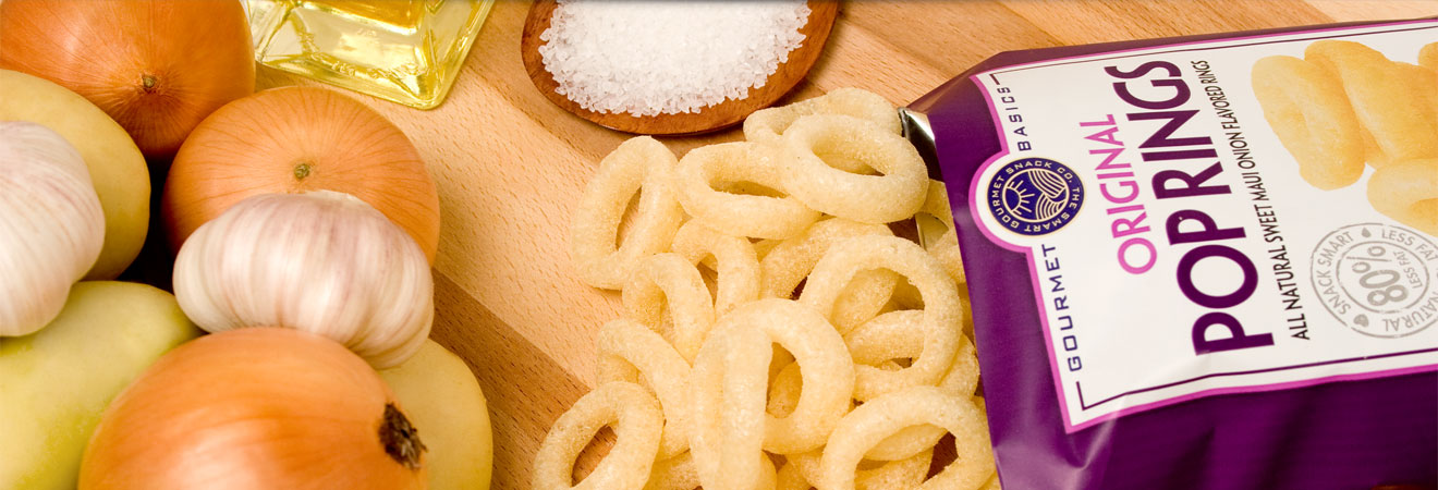 Gourmet Basics | Healthy Snacks | Potato Chips | Popcorn | Onion Rings